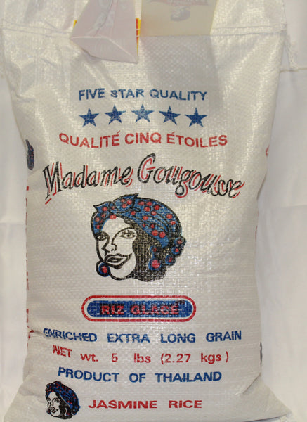 Extra Long Grain Jasmine Rice 5 lb - Madame Gougousse – Eurysmarket