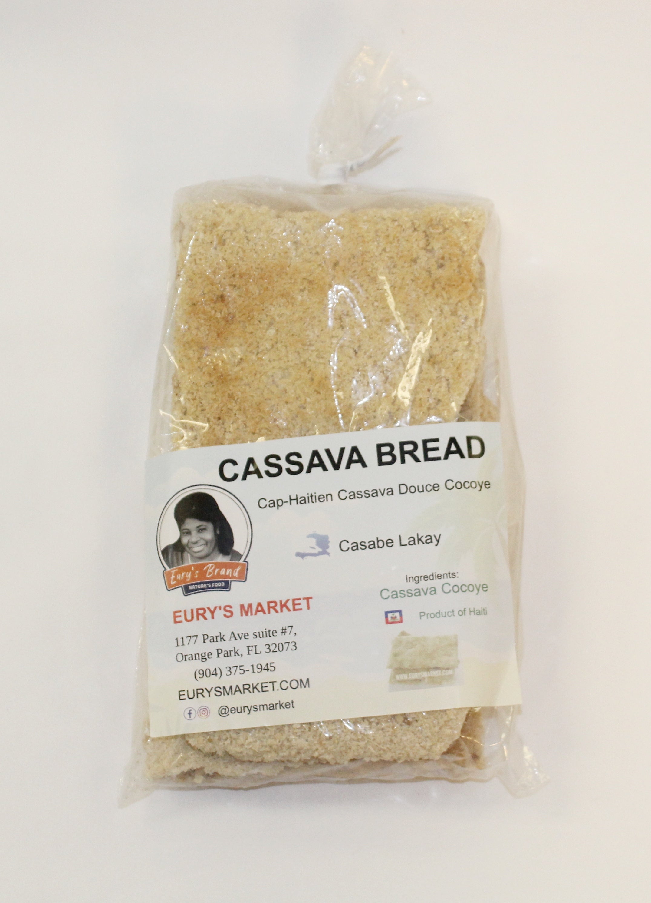 CASSAVA BREAD | Cap-Haitien Cassava Douce Cocoye | Eurys Market ...