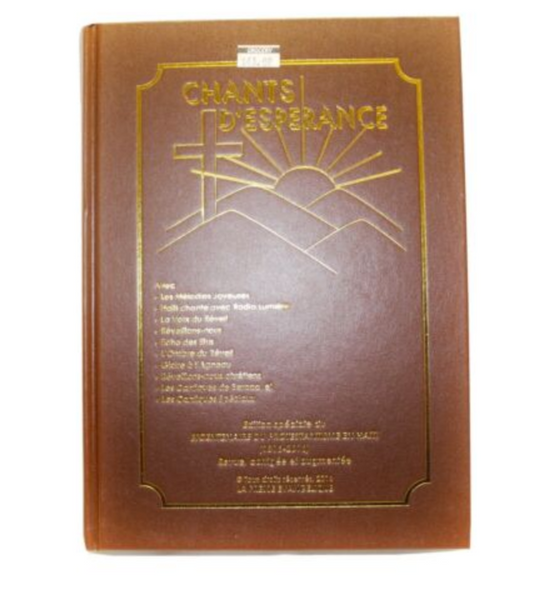 Chants D'Esperance (French Text) with new song Hardcover – 2016 ...
